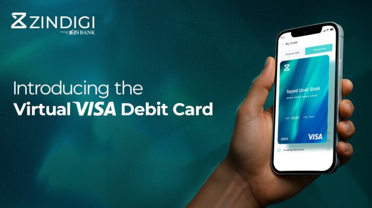 Zindagi Launched Virtual Visa Debit Card - Shareable